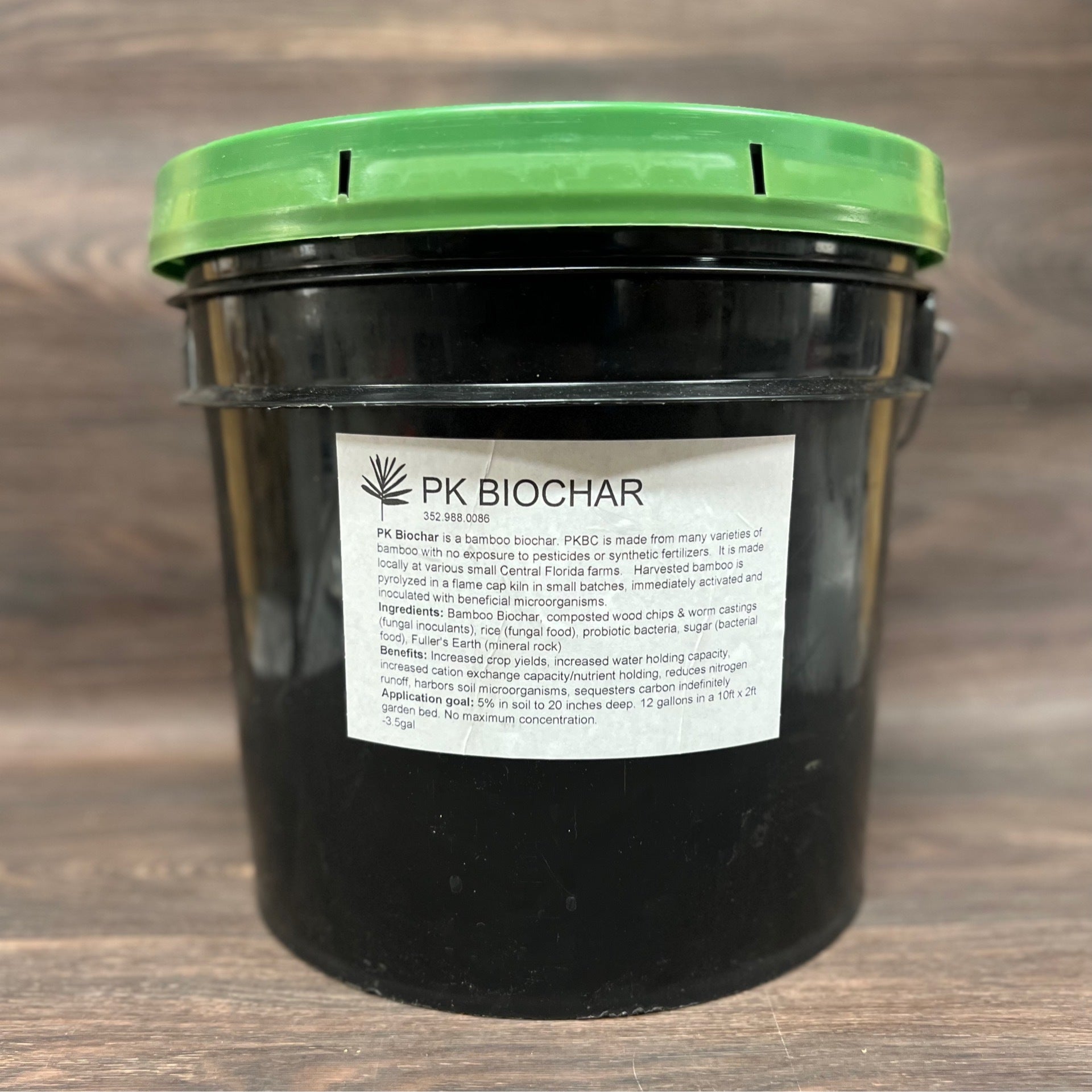 Inoculated Biochar 3 gallon | Howey Homestead